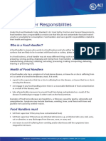 DBPR Food Employee Reporting Agreement | PDF | Foodborne Illness ...