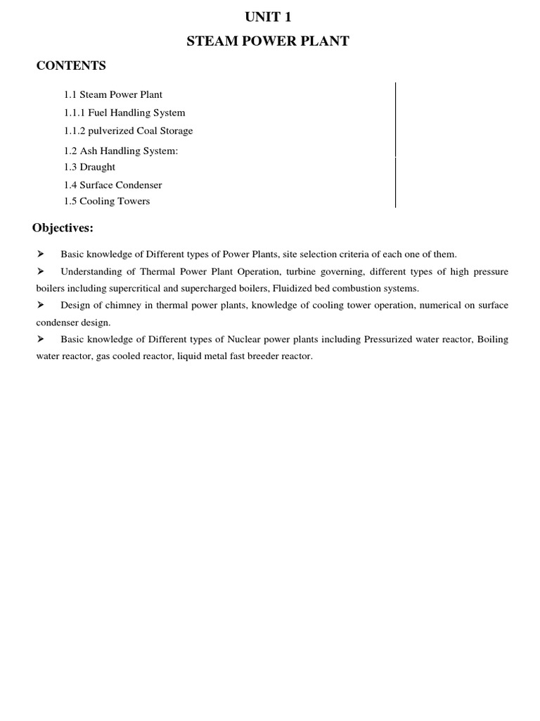 Steam Power Plant Guide | PDF | Boiler | Heat Exchanger
