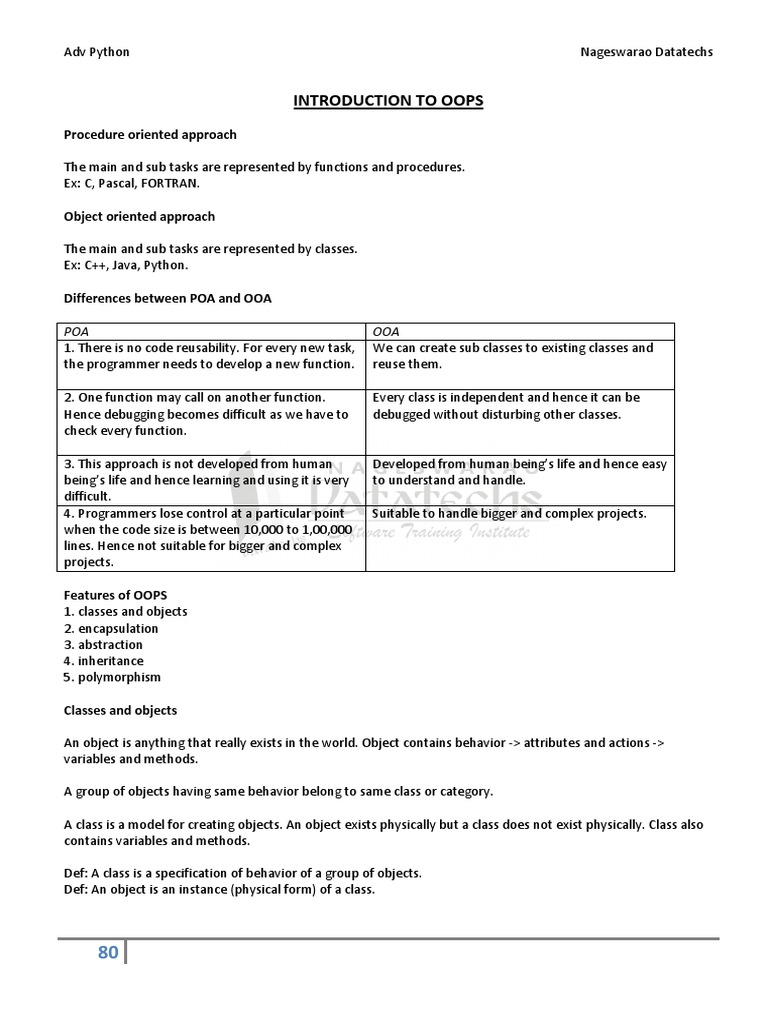 Python Part2 New Pdf Method Computer Programming Class Computer Programming