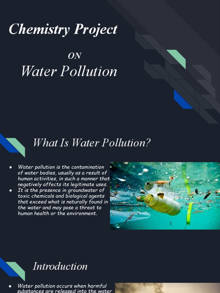 Chemistry Project | PDF | Water Pollution | Water