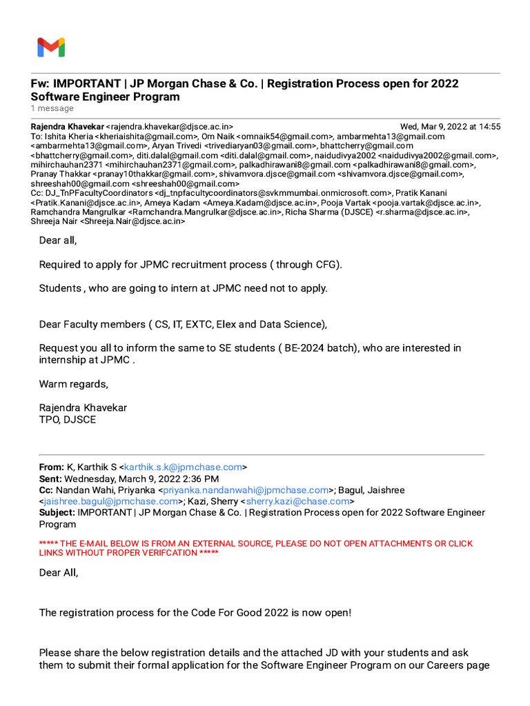 Gmail - FW - IMPORTANT - JP Morgan Chase & Co. - Registration Process ...