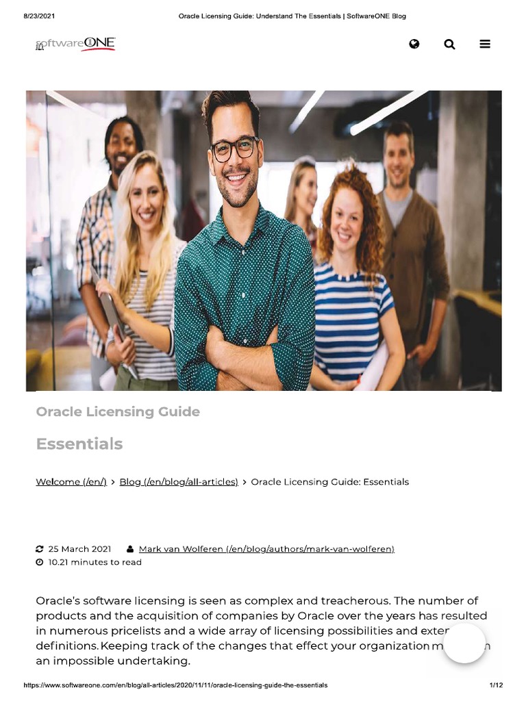 Oracle Licensing Guide | PDF