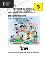 PE MELCs Grade 3 | PDF | Learning | Physical Education