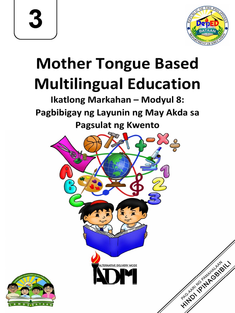 MTB-ME3 - Modyul 8 - Pagbibigay NG Layunin NG May Akda Sa Pagsulat NG ...