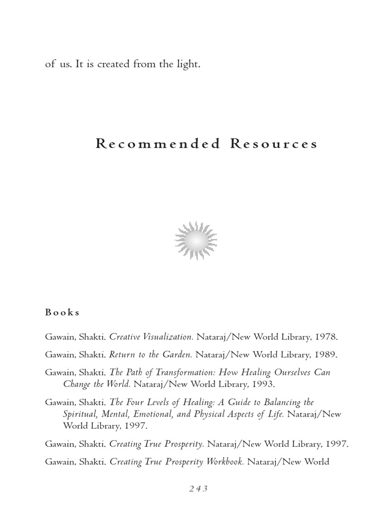 Living in The Light - A Guide To Personal Transformation (PDFDrive ...