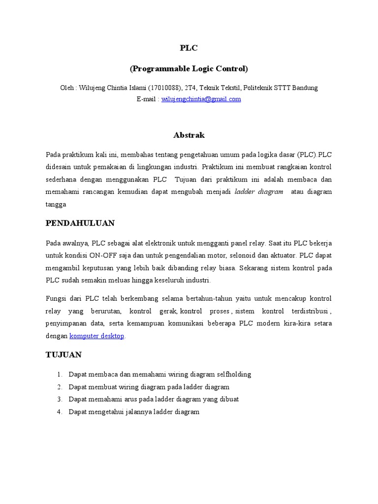 Programmable Logic Control | PDF