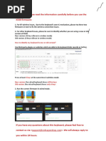 REDRAGON K630RGB Keyboard Guide | PDF | Computer Keyboard | Computing