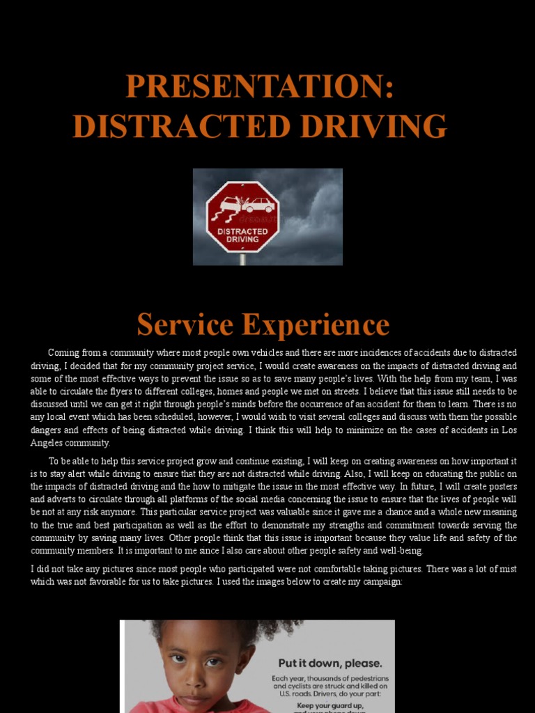 Presentation: Distracted Driving | PDF