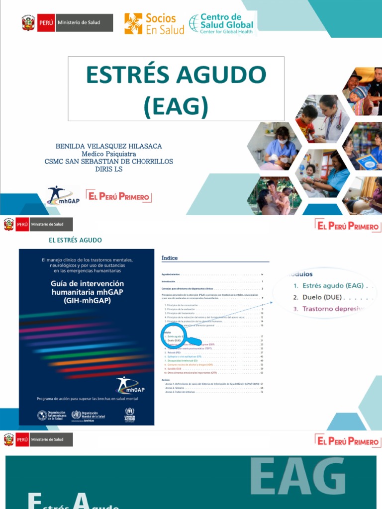 Estres Agudo | PDF | Estrés (biología) | Trastorno mental