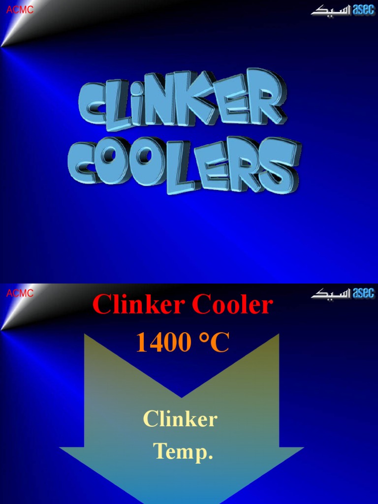 Clinker Cooler Types and Efficiency Insights | PDF | Heat Transfer ...