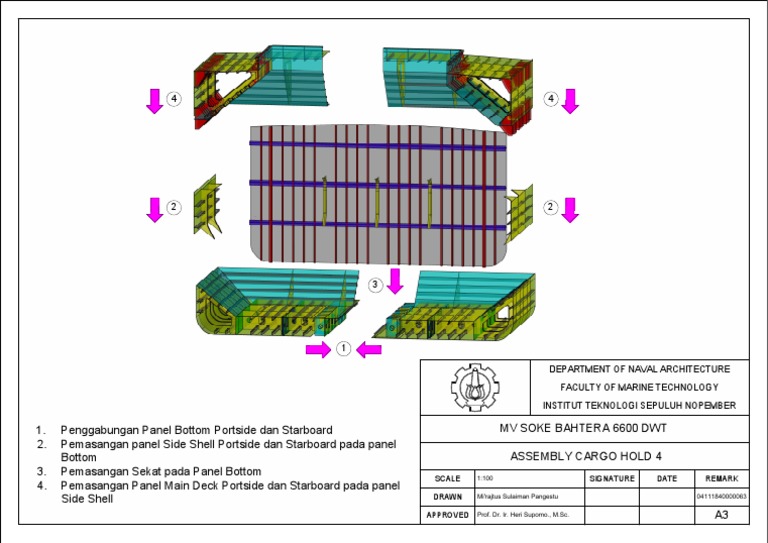 Mi'rajtus Sulaiman Pangestu - MV Soke Bahtera 3D Assembly-Layout1 | PDF