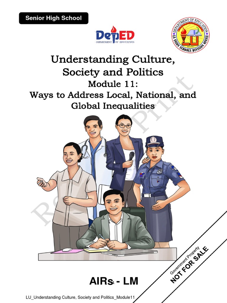 UCSP Q2 Module11 Ways To Address Local, National, and Global ...