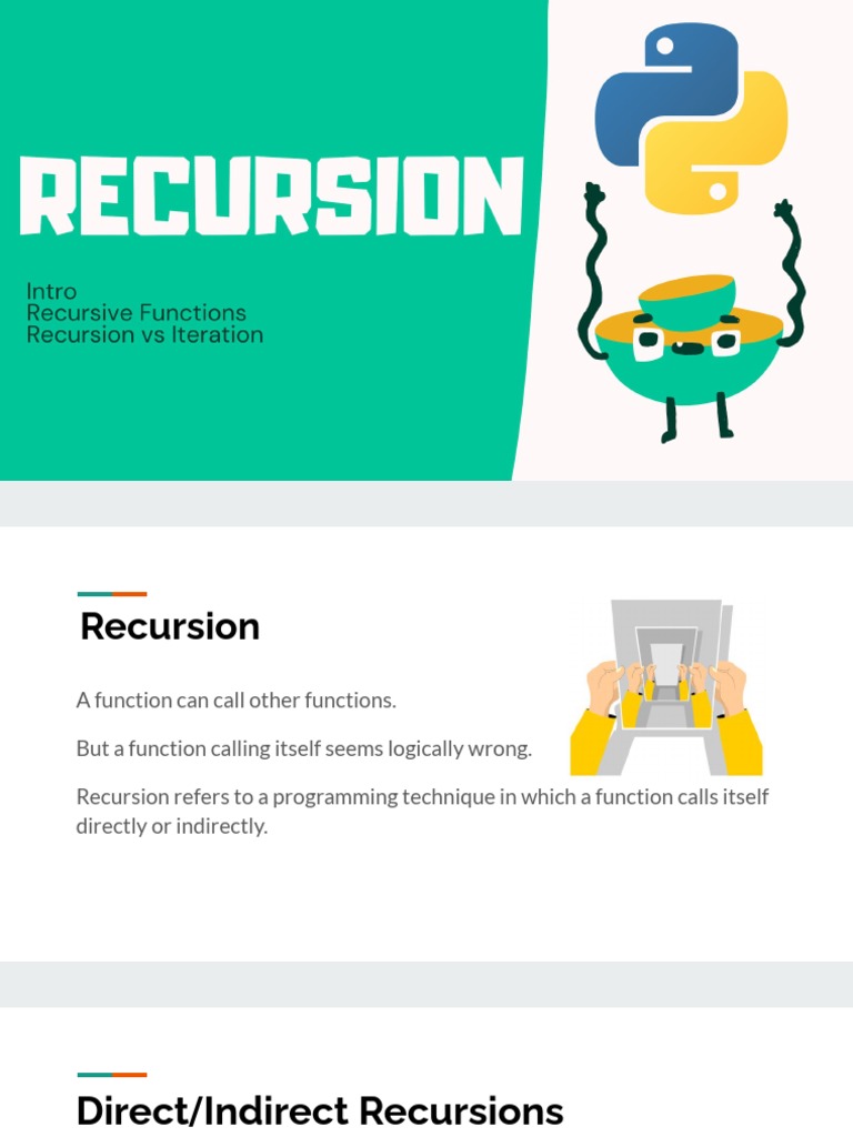 Recursion | PDF | Subroutine | Control Flow