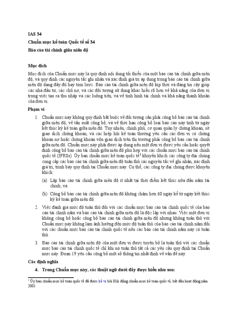 Ias 34 | PDF