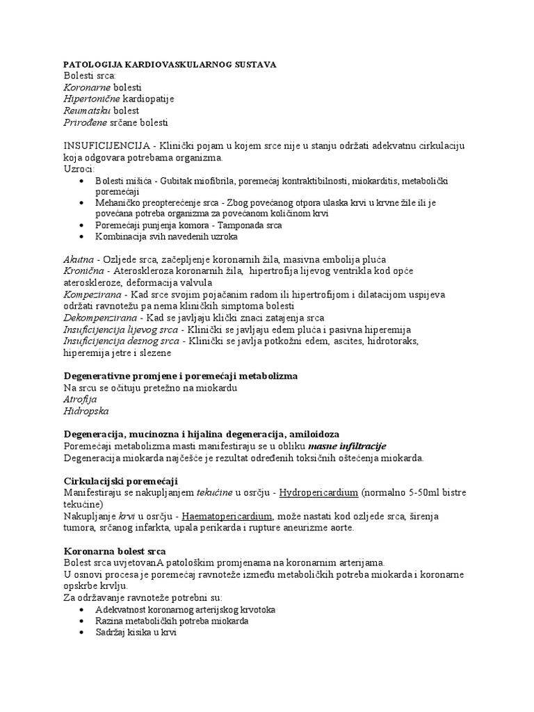 Patologija - Specijalna | PDF