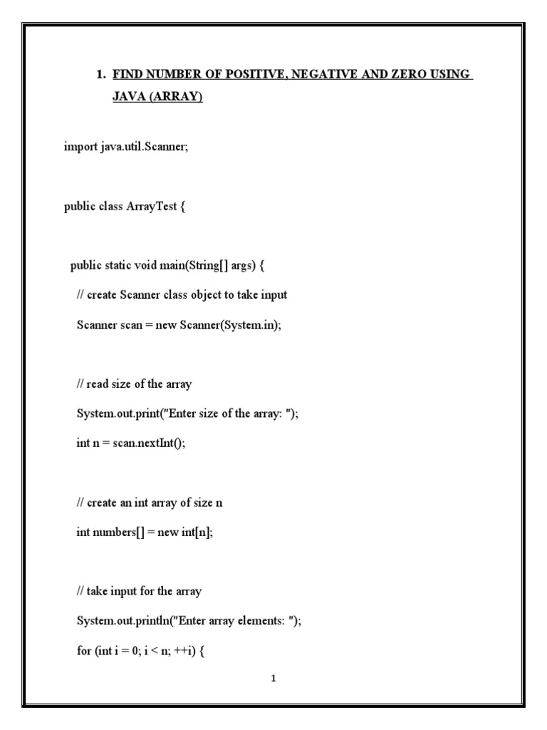 Java Assignment Program Pdf Array Data Structure String Computer Science