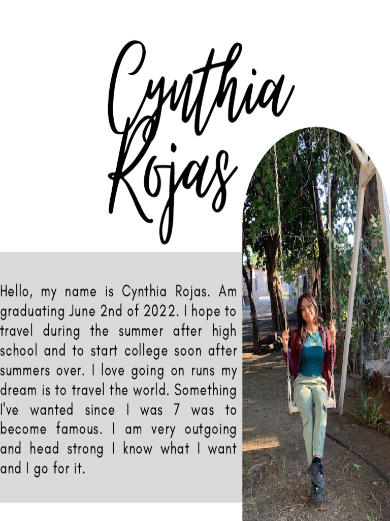 Singer Biography Instagram Post | PDF