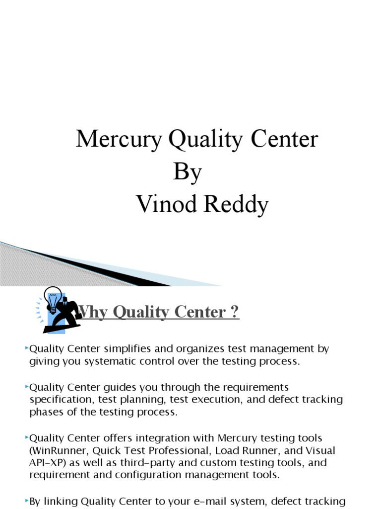 Quality Center | PDF | Databases | Operating System