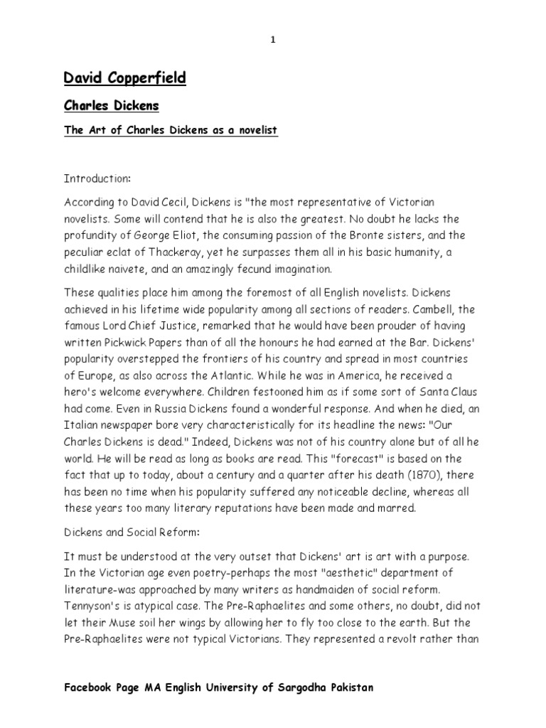David Copperfield: Charles Dickens | PDF | David Copperfield | Charles ...