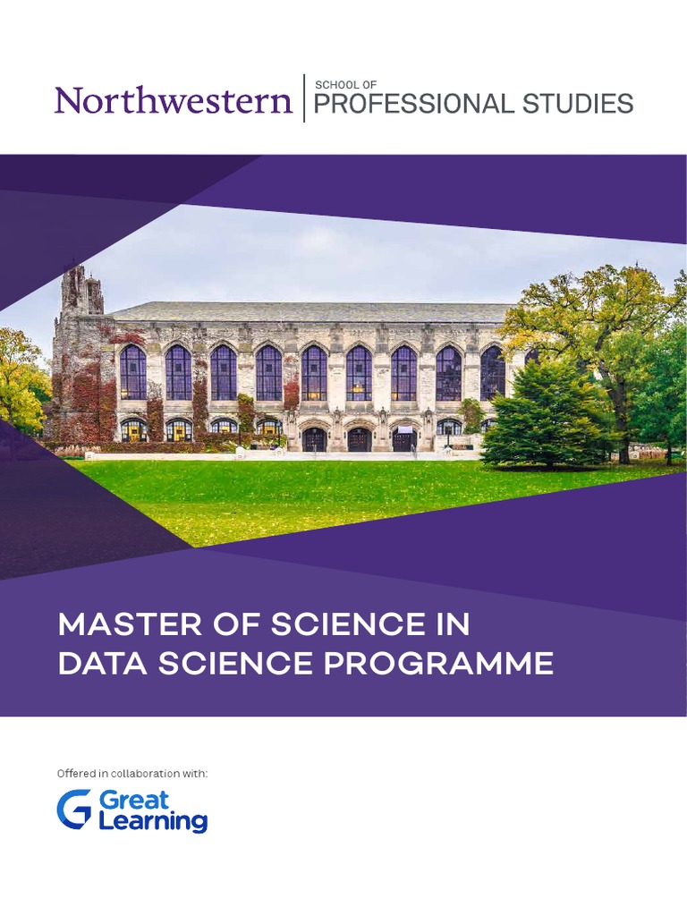 Northwestern University Masters Data Science | Descargar gratis PDF | Data Science | Analytics
