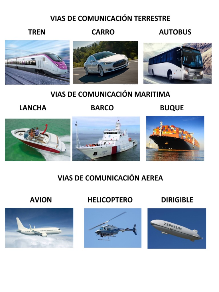 Medios de Transporte Terrestre | PDF | Transporte | Transporte de tierra