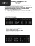 MYSQL - Practice Exercise-1 - Final - Questions | PDF | Databases | Table (Database)