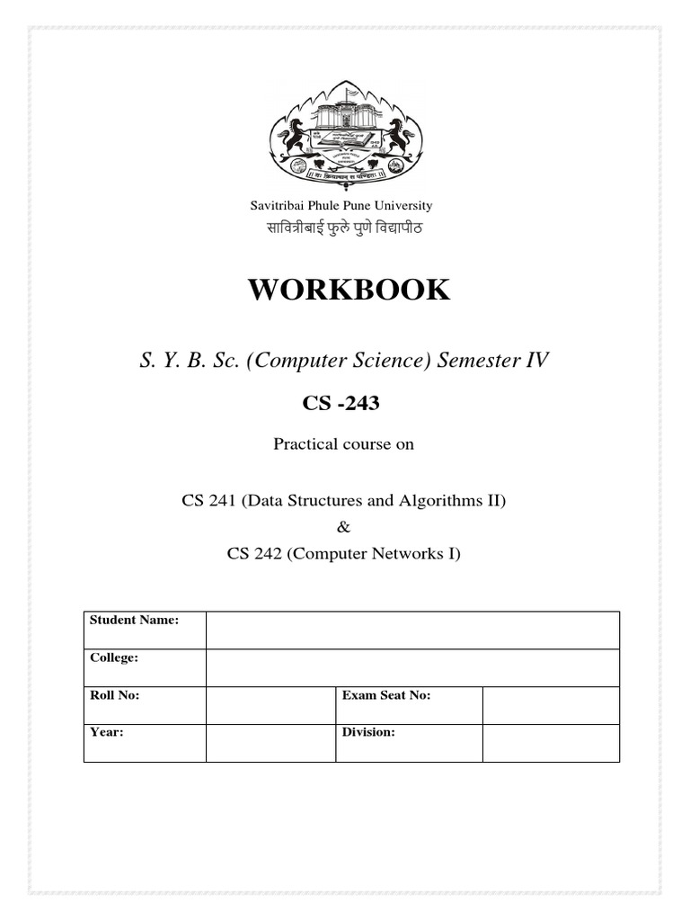 Sybsc Cs Labbook 2019cbcs Sem IV | PDF | Algorithms And Data Structures | Graph Theory