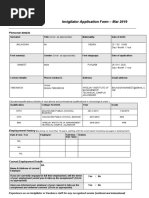 Interview Declaration Form | PDF | Labour | Employment