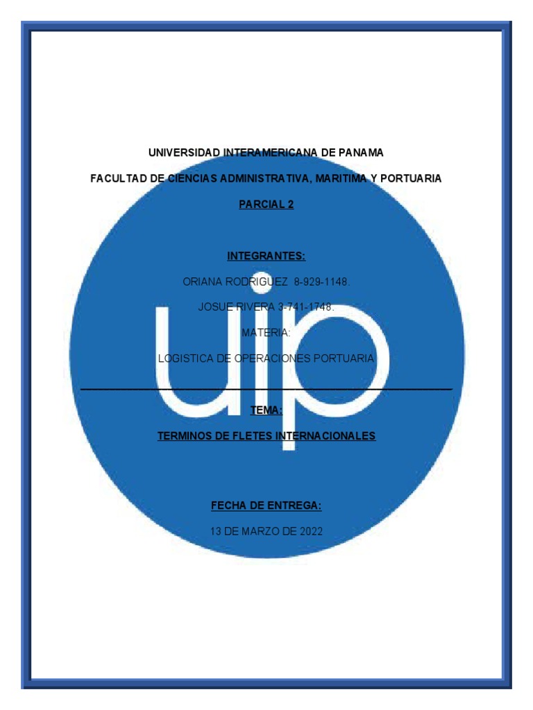Términos y Tipos de Fletes Internacionales | PDF | Business ...