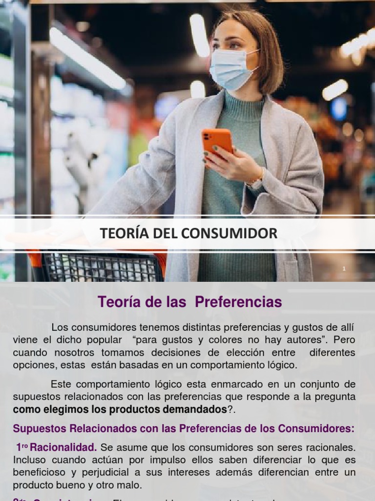Tema Viii Teoria Del Consumidor | PDF | Utilidad | Utilidad marginal