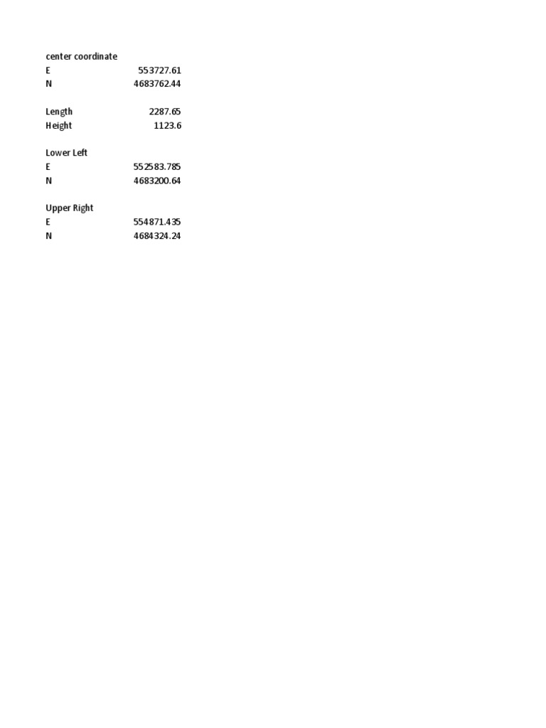 PSH Map Coordinate | PDF