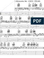 Remember Me - Coco Guitar Tabs | PDF | Guitars | Guitar Family Instruments
