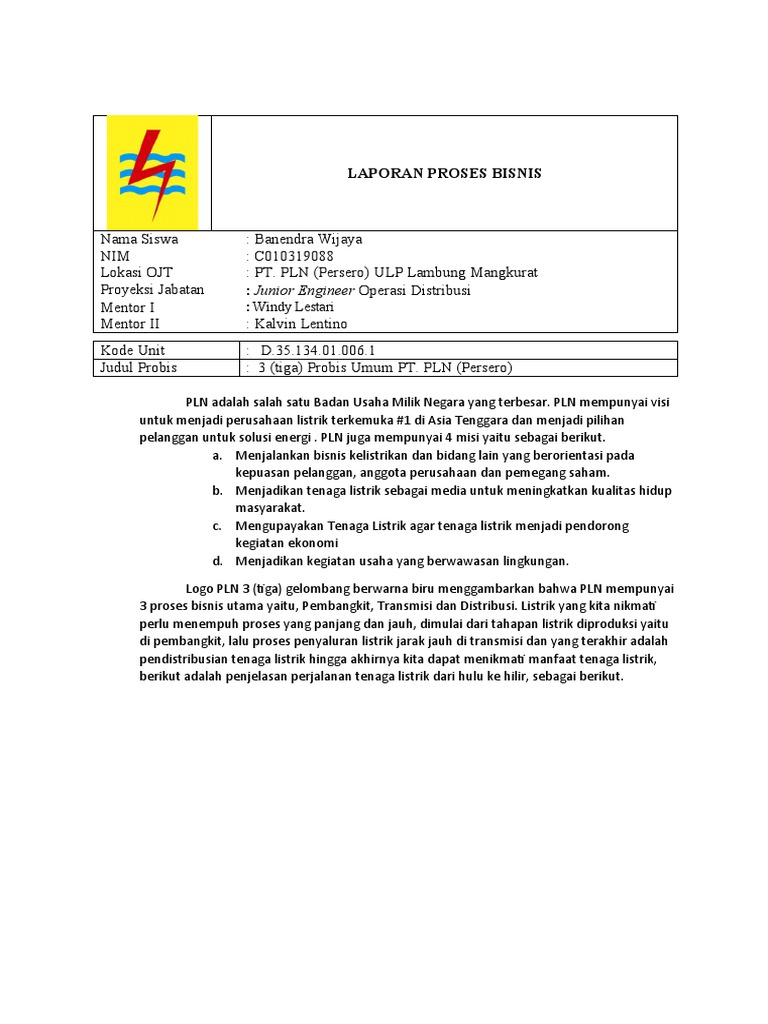 Probis Pertama | PDF