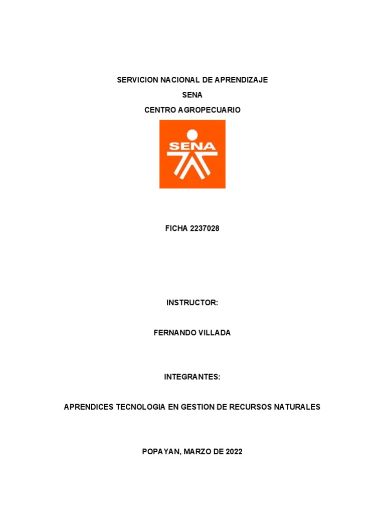 Bitácora Actividades Biofabrica Sena | PDF