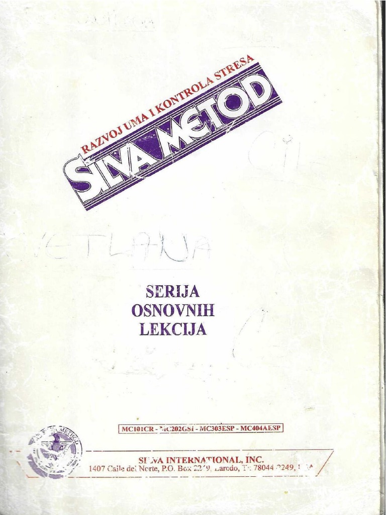Silva Matod Serija Osnovnih Lekcija | PDF