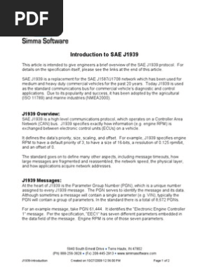 J1939 Specification