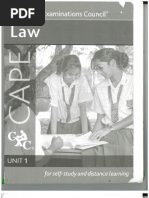 CAPE LAW Unit 2 Paper 1 2019 | PDF