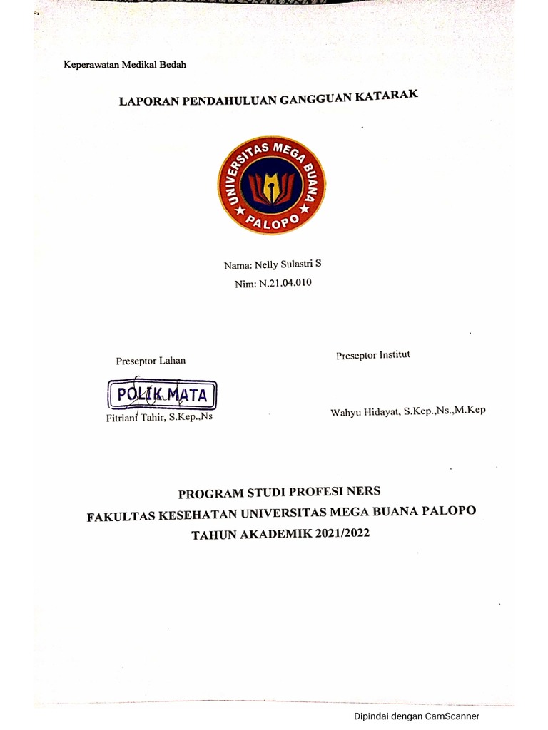 LP & Resume - Katarak | PDF