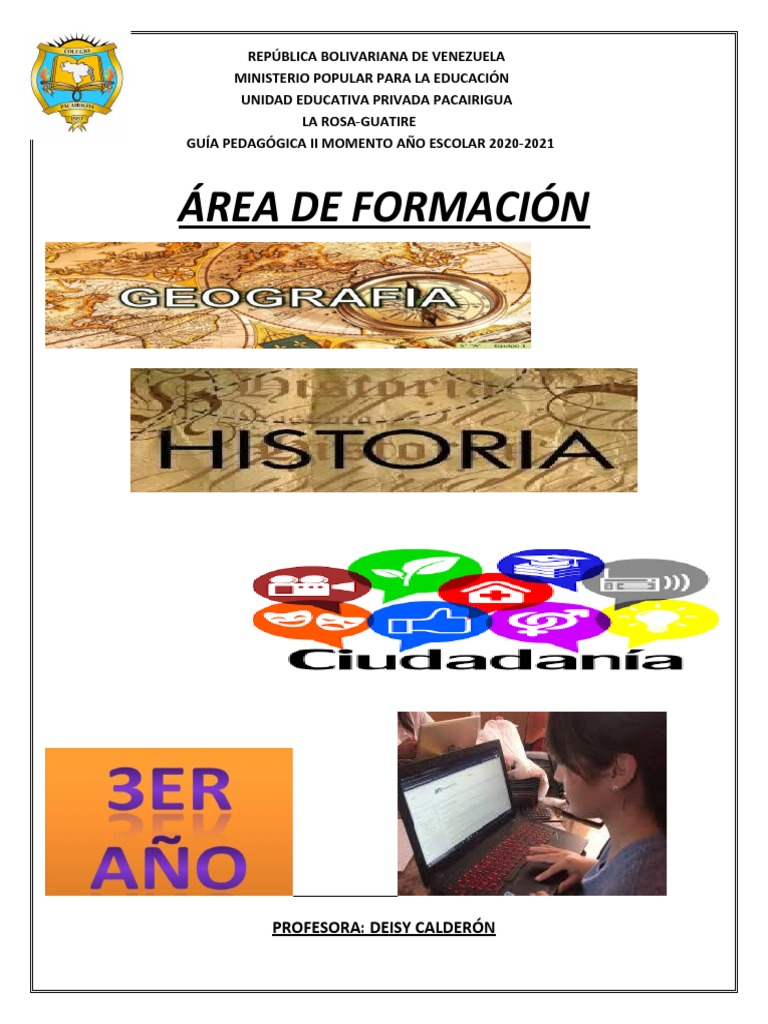 Guía N°10 GHC 3er Año | PDF | Venezuela