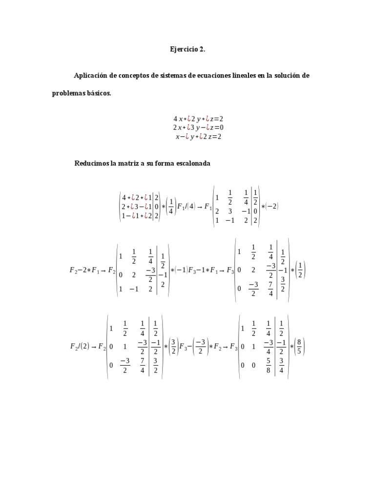 Algebra Lineal | PDF | Relaciones matematicas | Ecuaciones