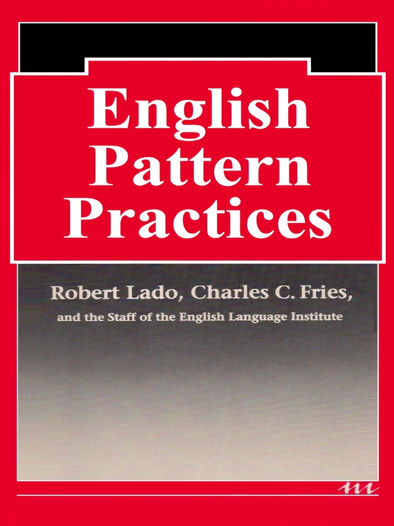 English Pattern Practices | PDF