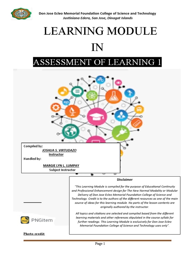 Assessment of Learning 1 | PDF | Educational Assessment | Rubric (Academic)