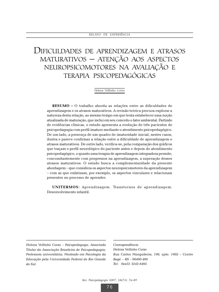 Texto Criptografado Complexo | PDF | Aprendizado | Psicologia