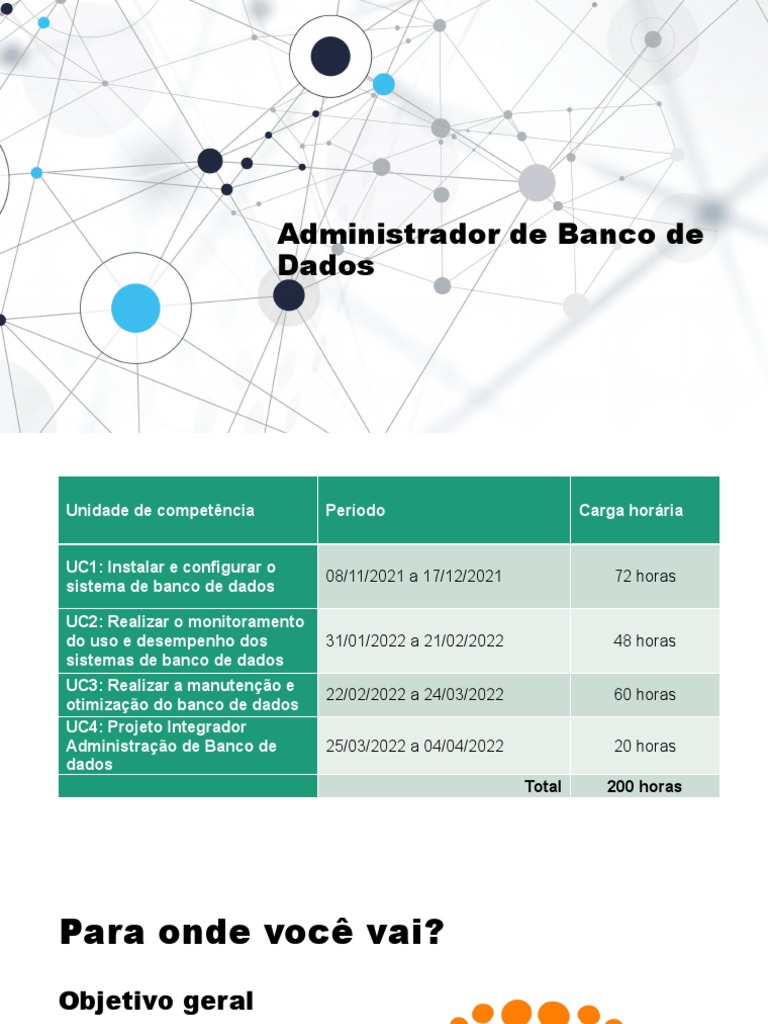 Administrador de Banco de Dados | PDF | Bancos de dados | Dados