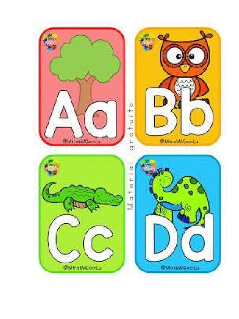 Imagnes Con Los Abecedarios. | PDF