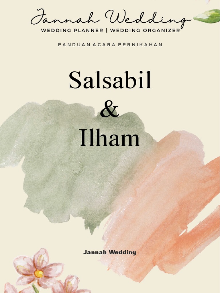 Format Panduan Acara Pernikahan Salsabil | PDF