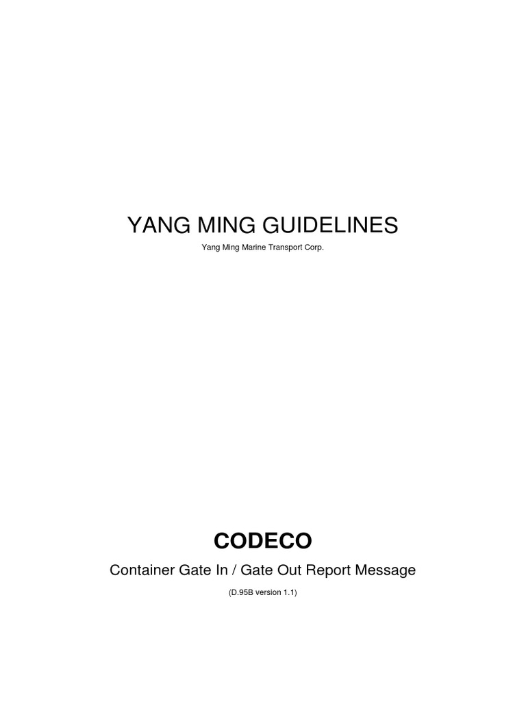 Ym Codeco Mig - V1.1 | PDF | Subroutine | Length