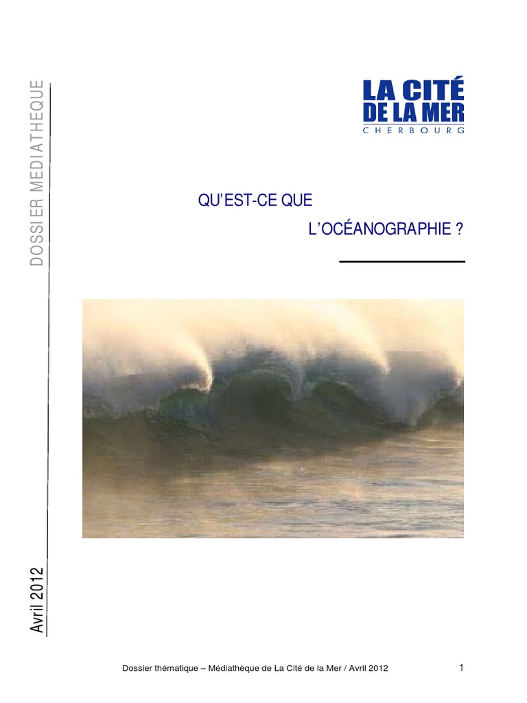 Dossier Oceanographie | PDF | Océanographie | Science
