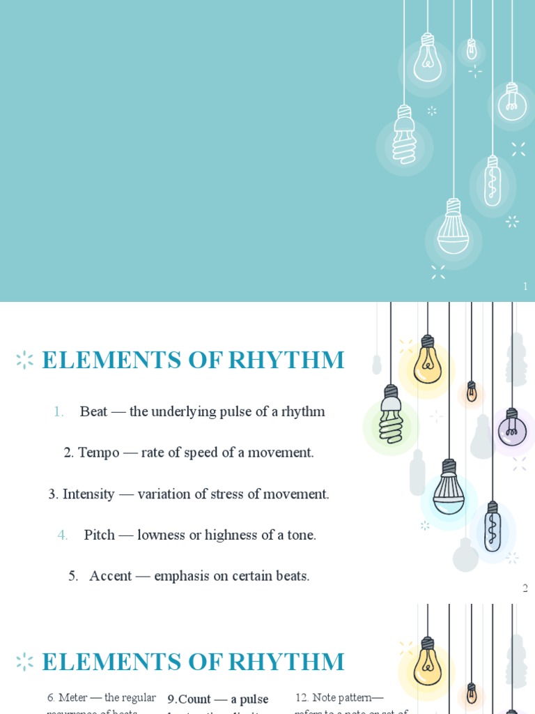 Elements of Rhythm and Dance: An Analysis of the Key Components | PDF ...