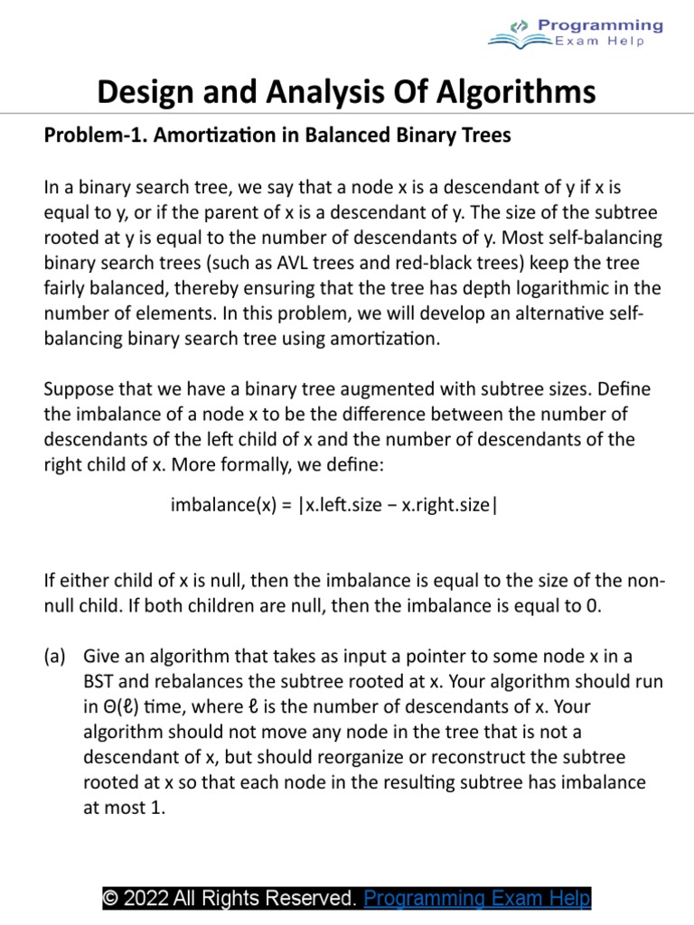 Algorithm Exam Help Pdf Applied Mathematics Algorithms